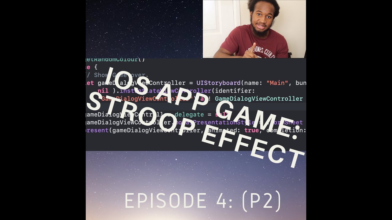 Episode 4 (p2) : Build an IOS Game Application: Stroop Effect | Computer Science - YouTube