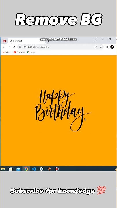 Css Trick To Remove Background πβ₯οΈ Htmlcss Csstricks Shorts Short Ytshorts Birthday Youtube