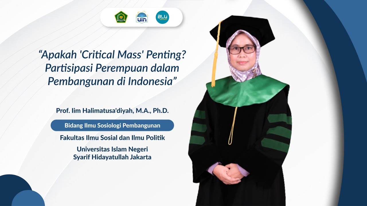 Orasi Ilmiah Prof. Iim Halimatusa'diyah, M.A., Ph.D | Pengukuhan Guru ...