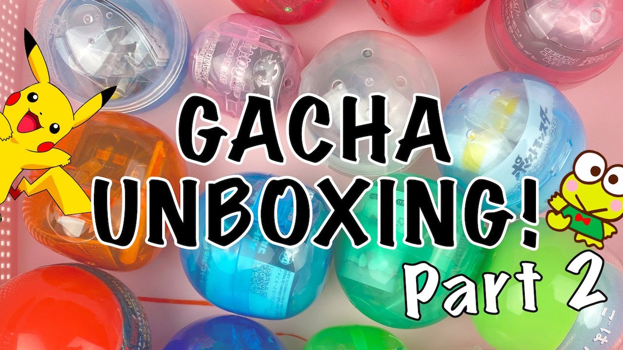 LET'S OPEN 15 GACHAPON CAPSULES! | Pokemon, Sanrio, Anime, Food and ...