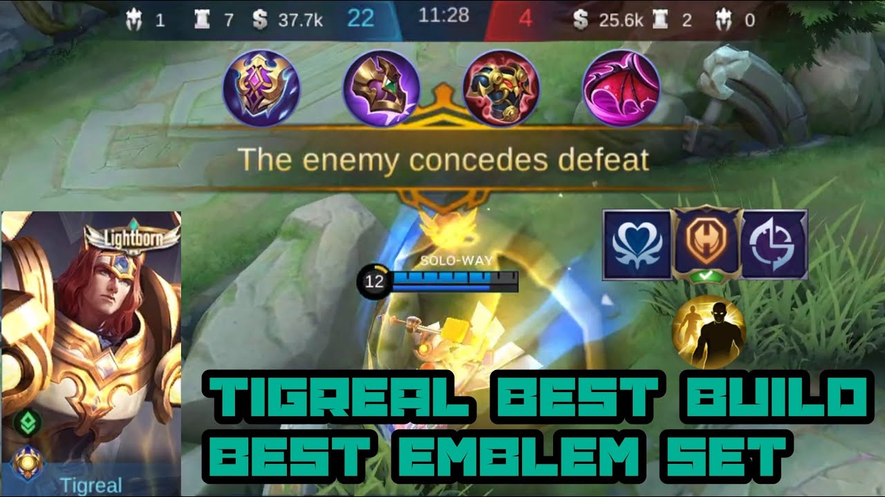 THE BEST TIGREAL YOUR EVEN SEEN! - TIGREAL EMBLEM SET - TIGREAL BEST ...