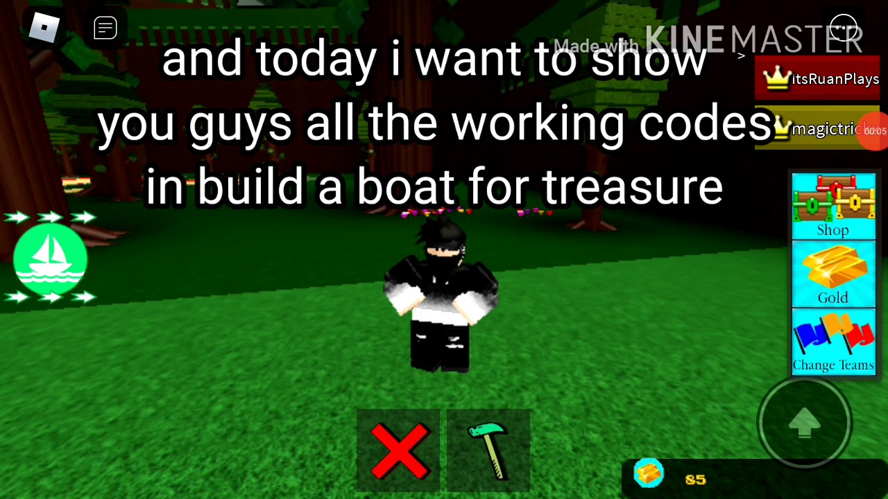 *ALL* WORKING CODES IN BUILD A BOAT FOR TREASURE (Roblox) - YouTube