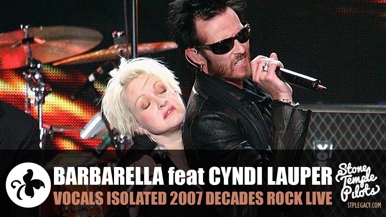 BARBARELLA VOCALS ISOLATED (2007 CYNDI LAUPER DECADES ROCK LIVE) SCOTT ...