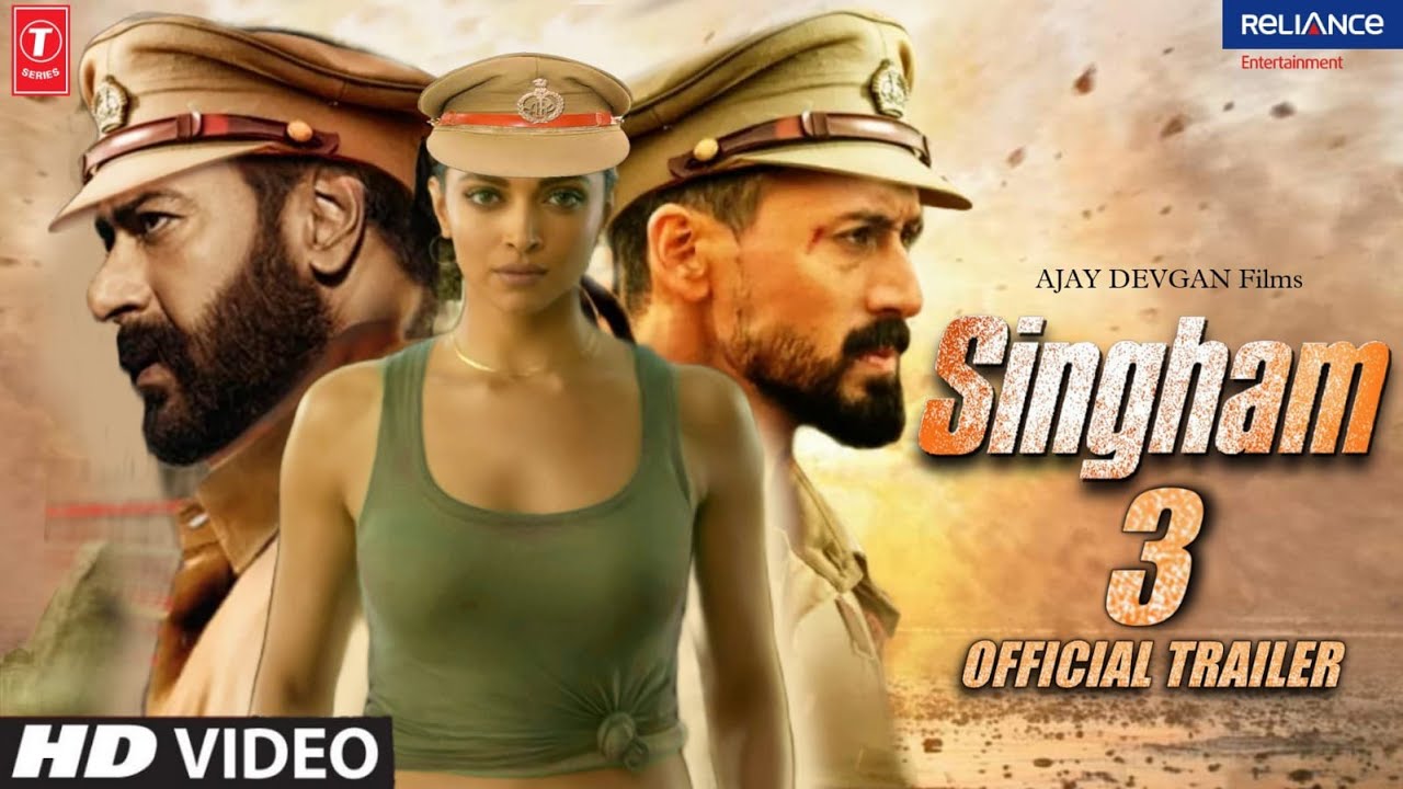 Singham 3 Official Trailer : Starcast | Ajay Devgan | Tiger Shroff ...