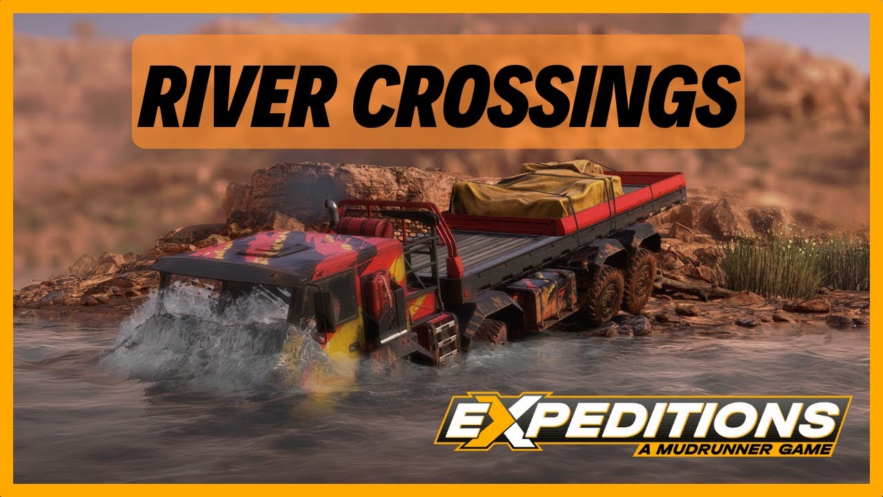 Expeditions: A Mudrunner Game | River Crossings | Tatra FORCE T815-7 | Arizona - YouTube