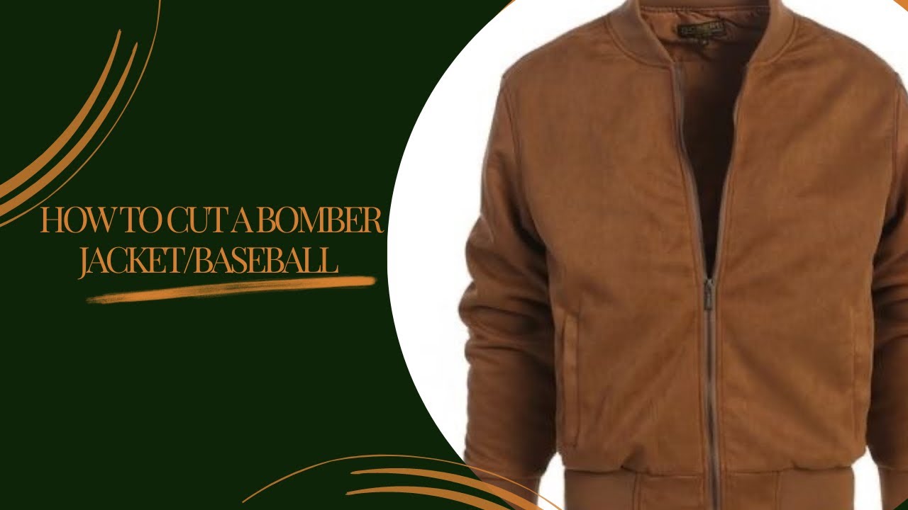 HOW TO DRAFT AND CUTTING A BOMBER JACKET ALSO KNOW AS BASEBALL JACKET ...