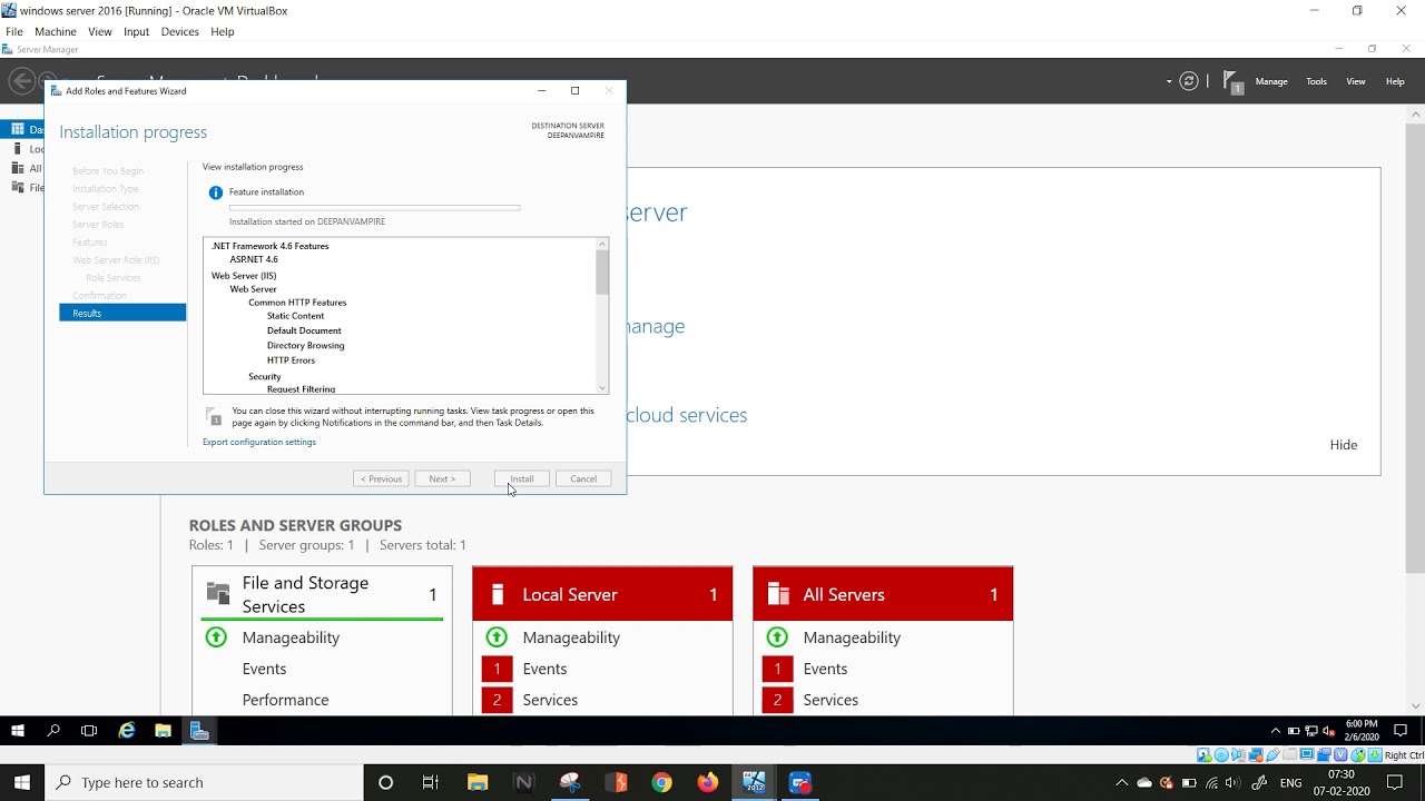 IIS-ROLES AND FEATURE ENABLE - YouTube