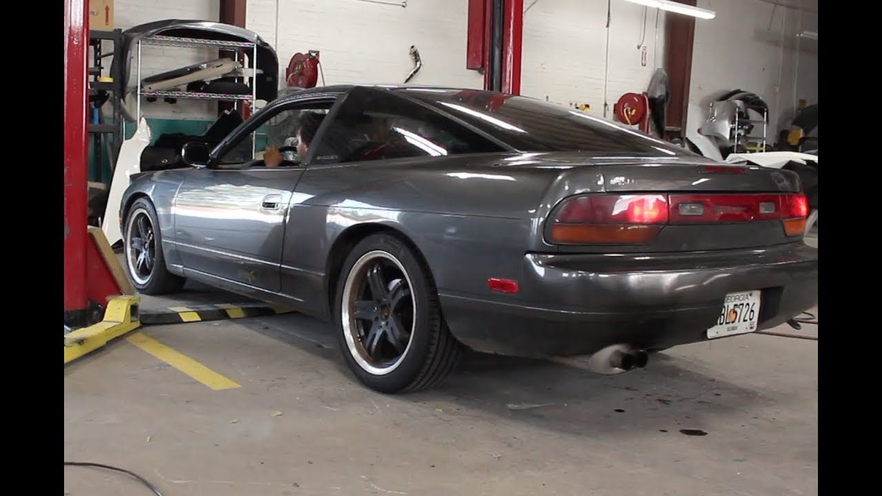 First Look at Coreys Hatch 240sx - YouTube