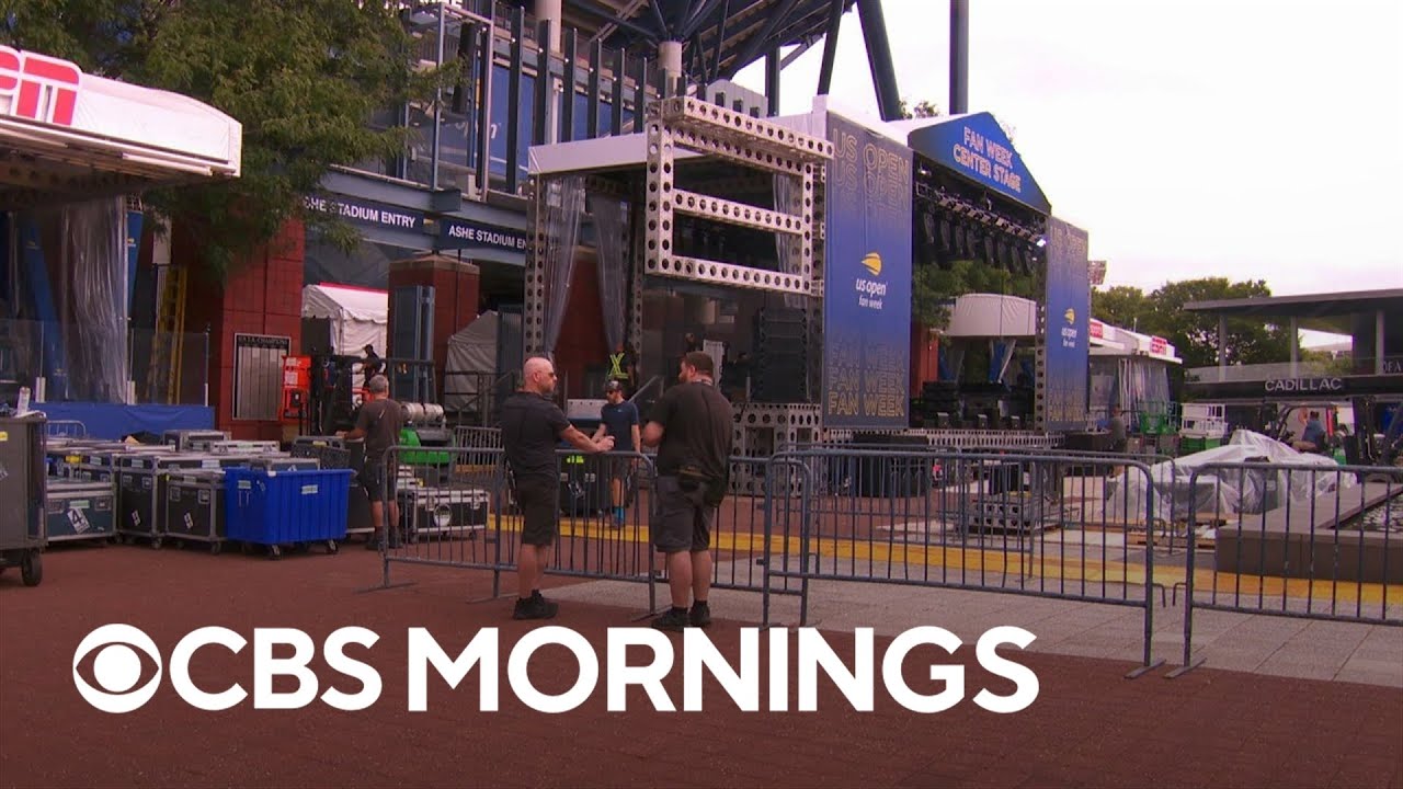 The making of the U.S. Open's Food Village - YouTube