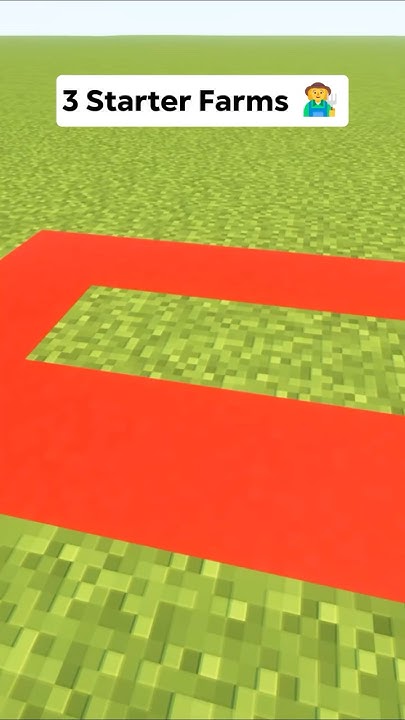 Minecraft 3 Starter Farms 👩‍🌾 - YouTube