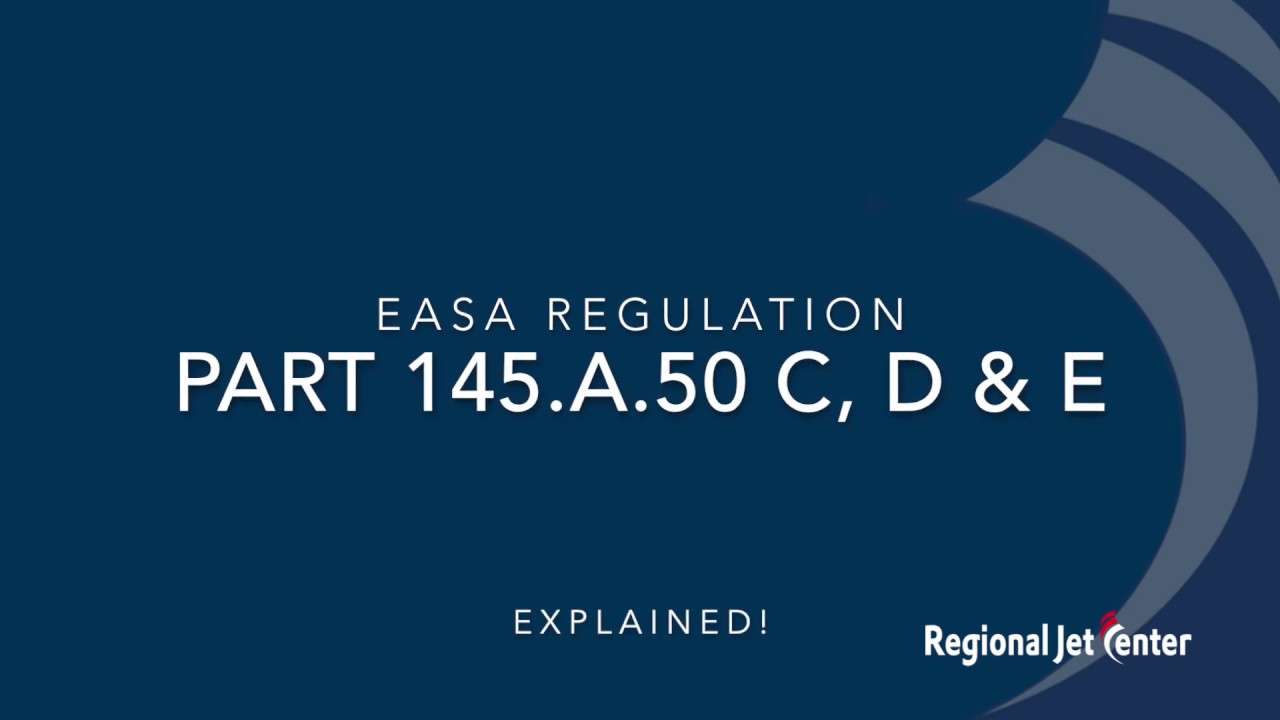EASA Part 145 II - YouTube