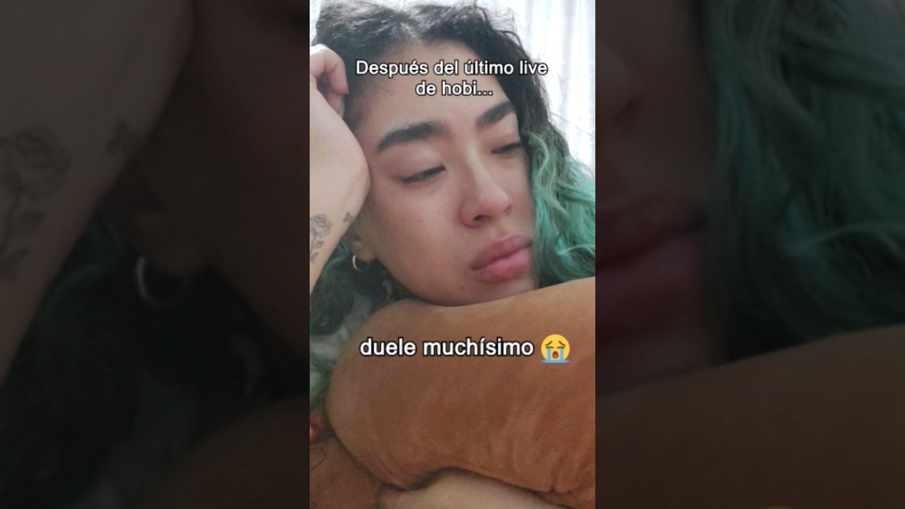 yo después del último live de hobi antes de irse al servicio militar ...