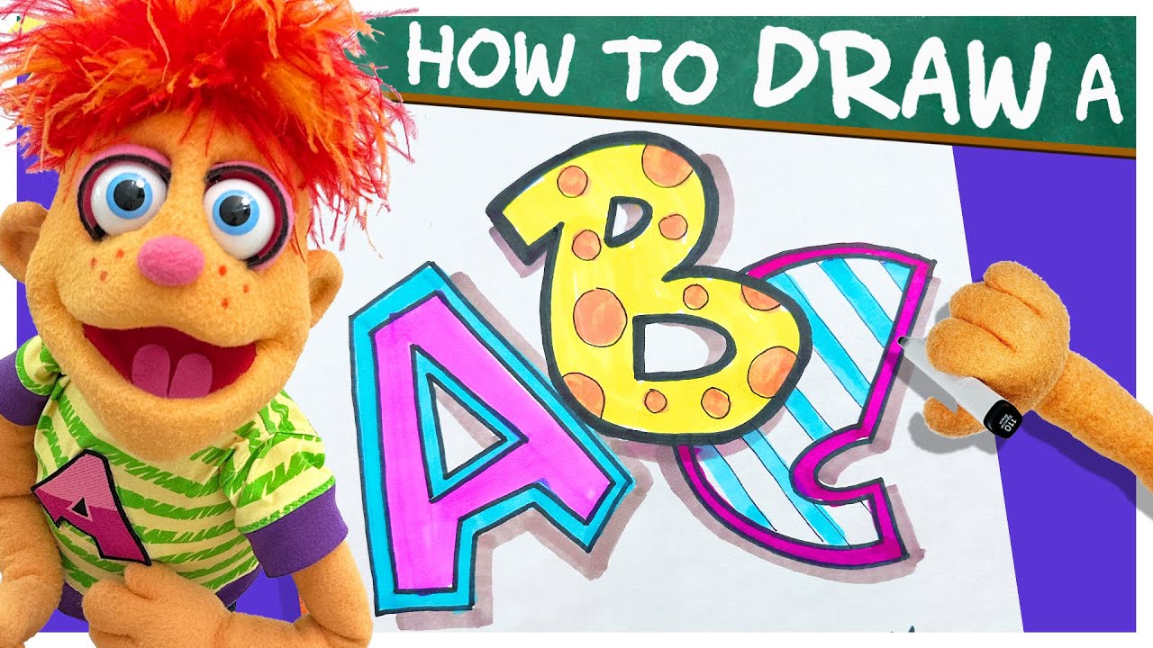 Teach Kids To Draw An ABC - Artie's Show - YouTube