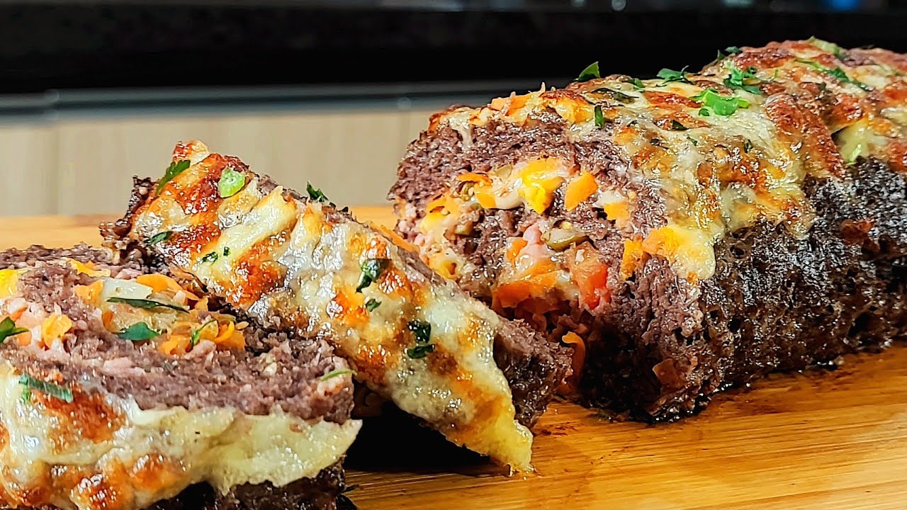 ROCAMBOLE DE CARNE muito SUCULENTO e SABOROSO eu faço assim - YouTube