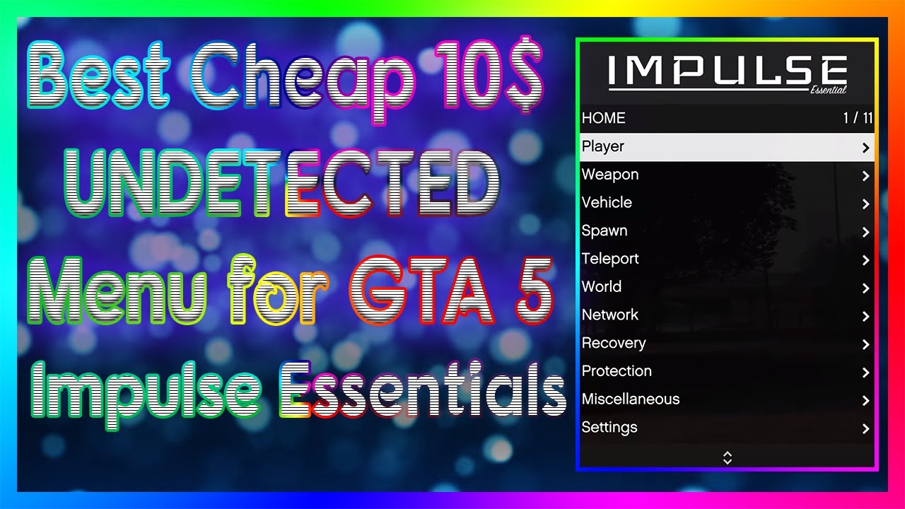 GTA 5 1.50 PC - Impulse Essential V1.0.3 - Great alternative for ...