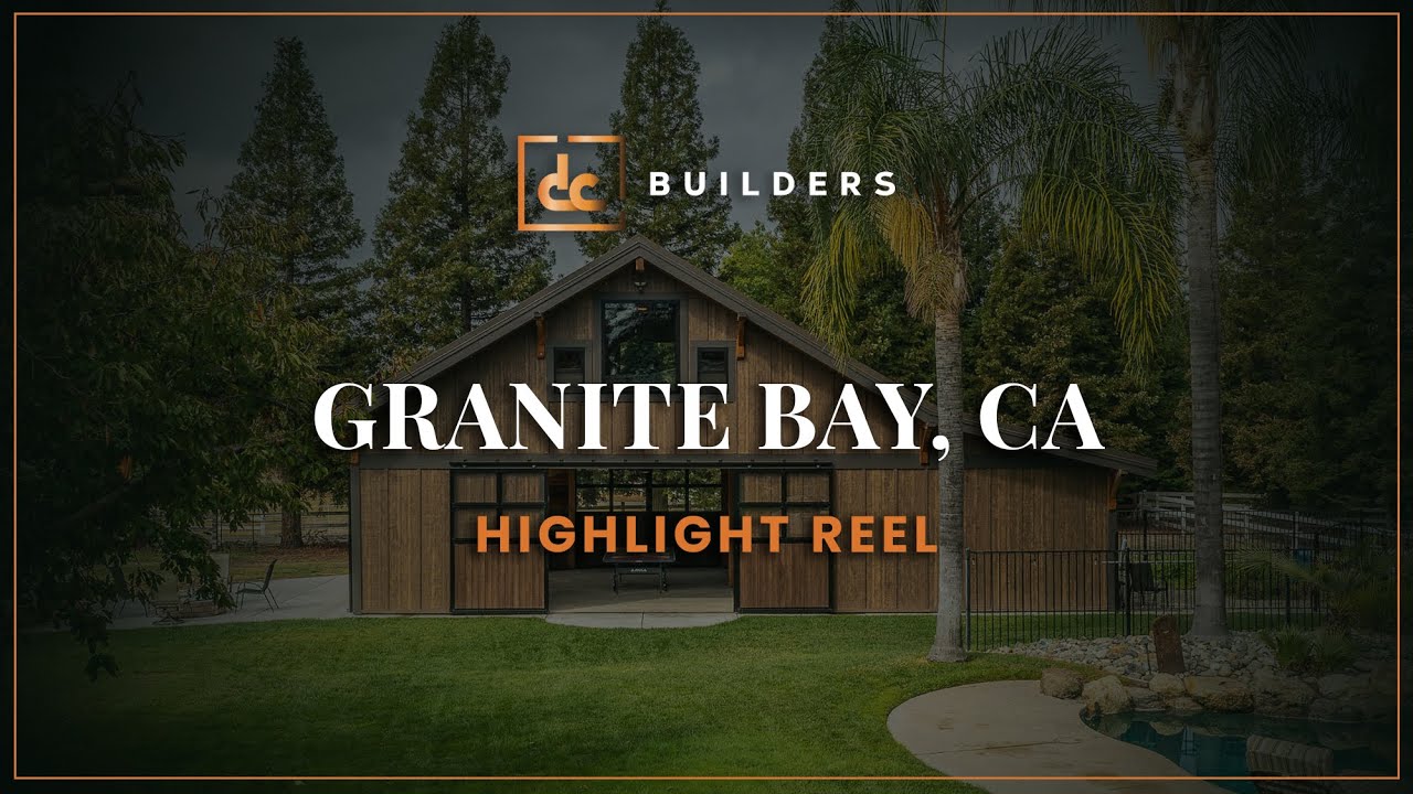 DC Builders Project Tour | Granite Bay Backyard Barn - YouTube