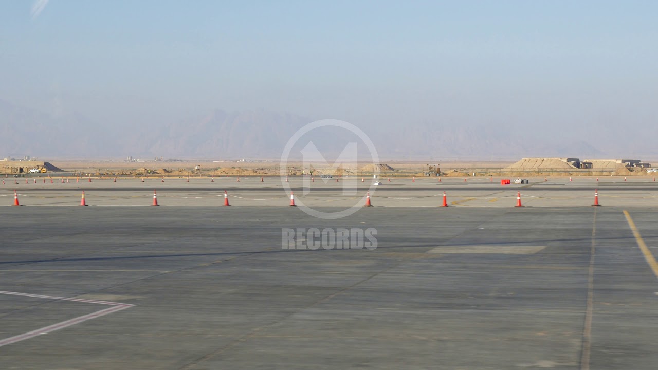 STOCK FOOTAGE - Aerodrome runway in the desert - YouTube