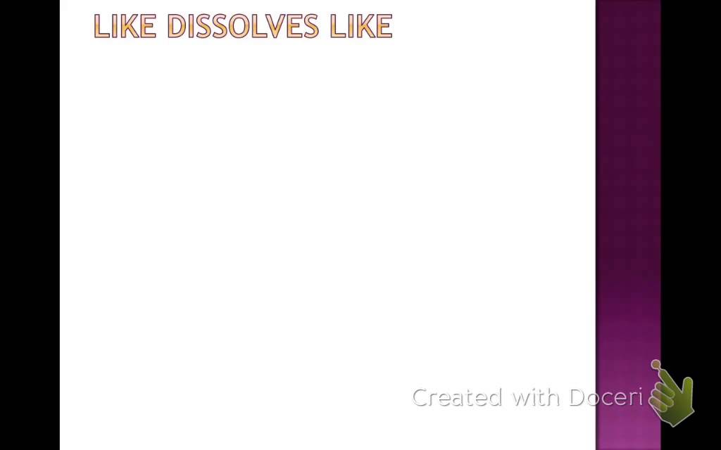 Unit 2: Solubility - Like Dissolves Like - YouTube