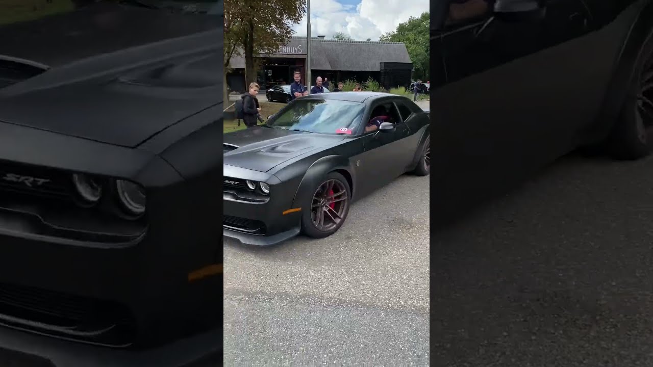 American muscle 🐎 - Dodge Challenger SRT Hellcat! - YouTube