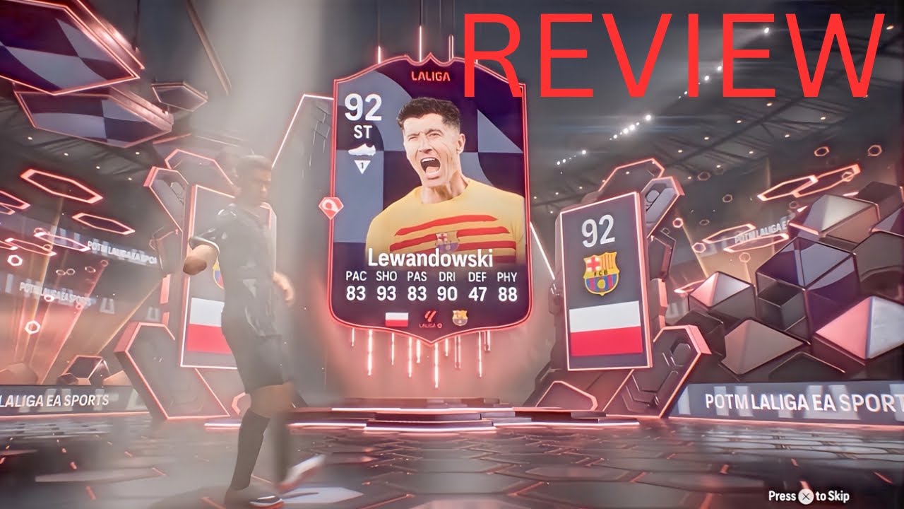 IS POTM LEWANDOWSKI SBC WORTH IT? SEE REVIEW FC24 - YouTube