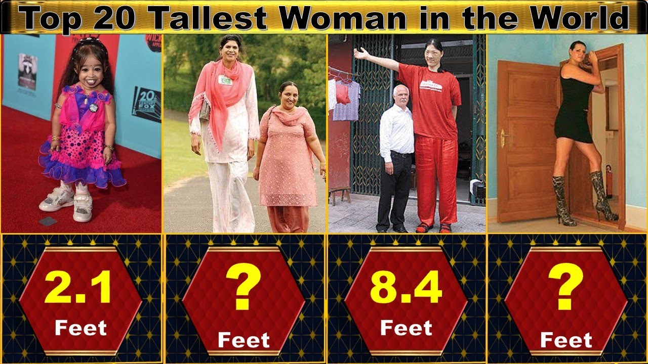 New List of Top 20 Tallest woman in the World in 2023 - YouTube
