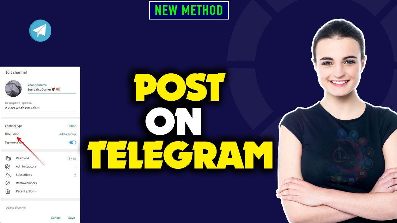 How to post on telegram 2025 | How to 1 minute - YouTube