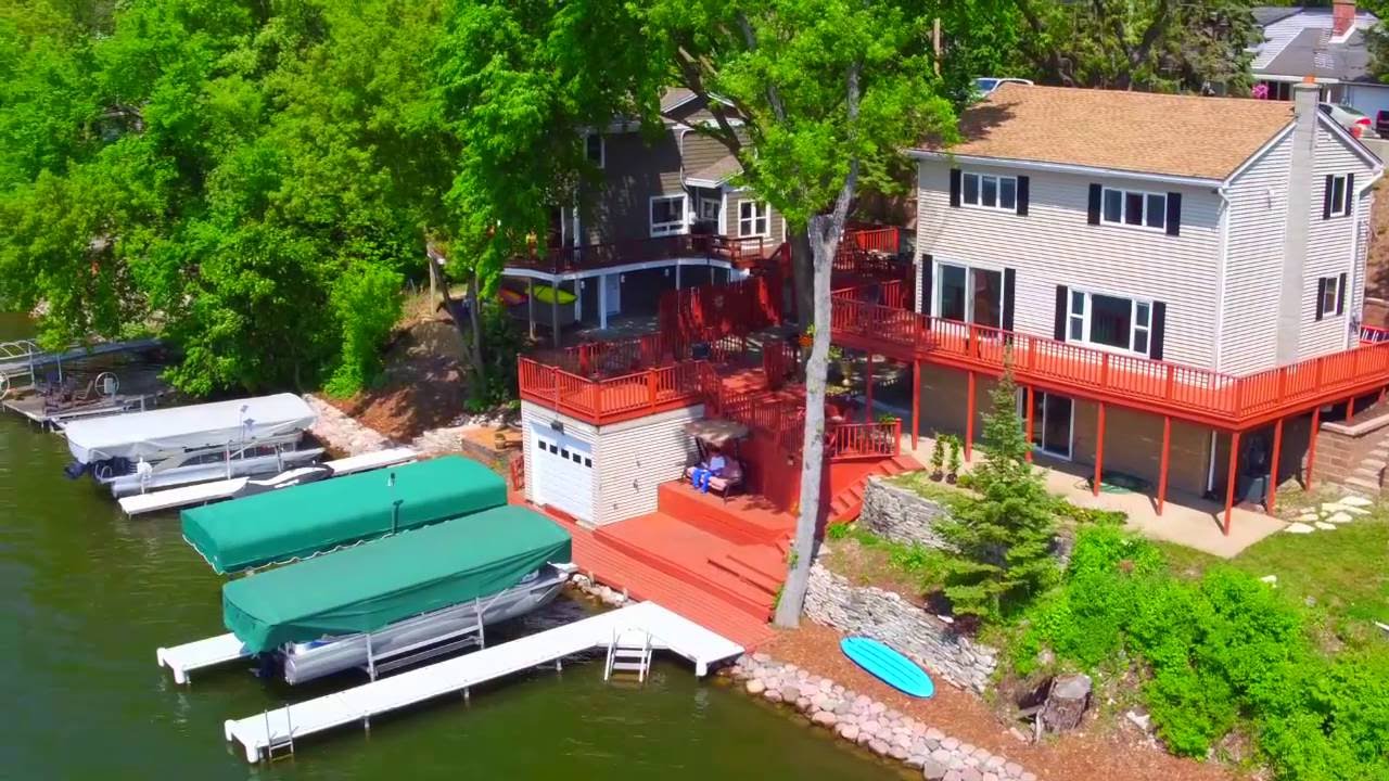 Wisconsin Lake House - Drone Real Estate - YouTube