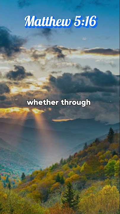 The Most Powerful Bible Verse - YouTube