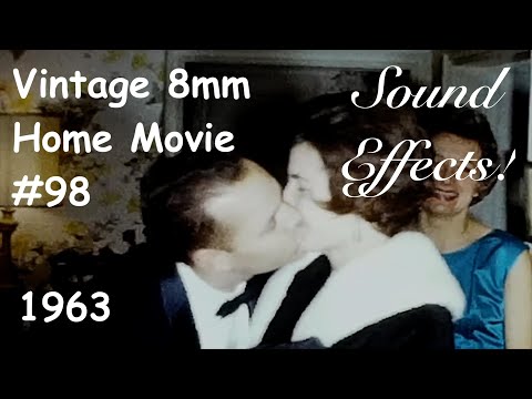 Vintage 8mm Home Movie #98: Adult Party in '63