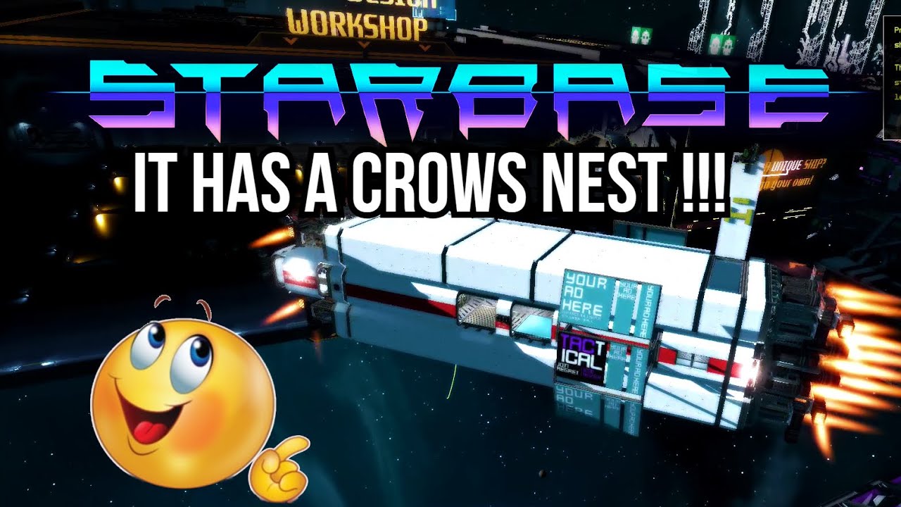 Starbase - Community Ship Showcase - HUGE mobile base !!! - YouTube