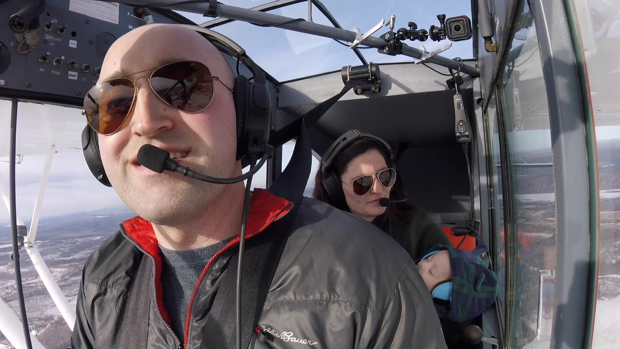 Liam's first flight! - YouTube