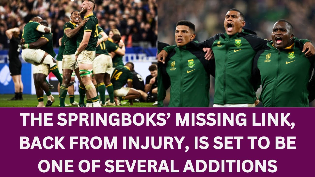 Springboks’ missing link, back from injury, is set to be one of several ...