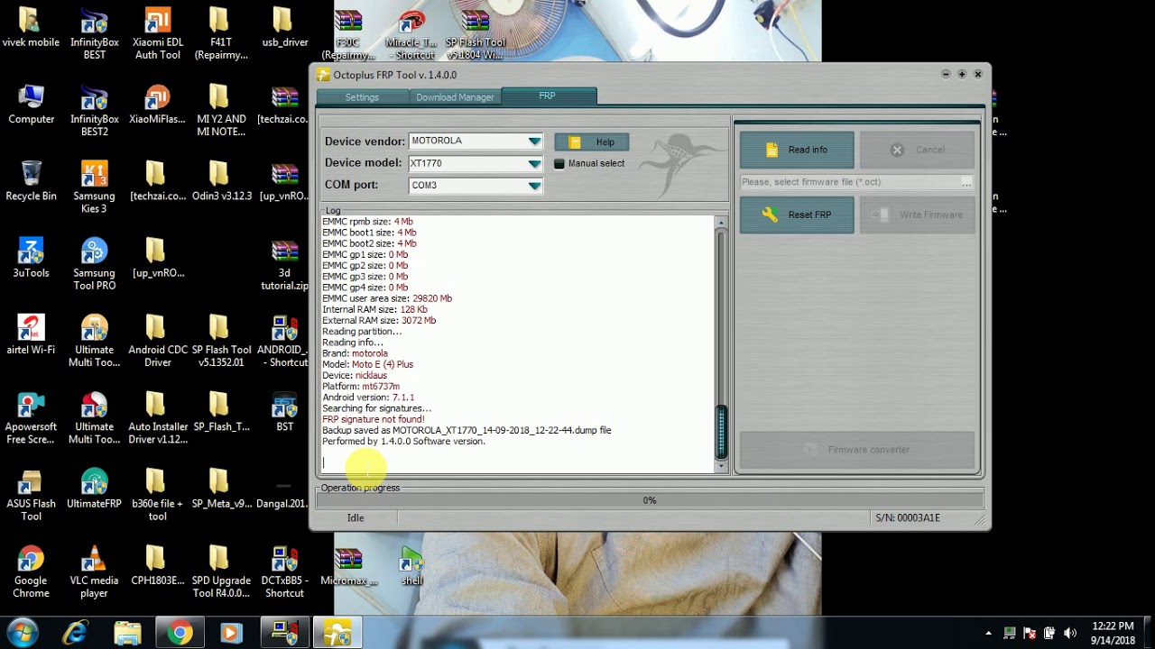moto xt1770 frp unlock lock remove one click by octopus box frp tools ...