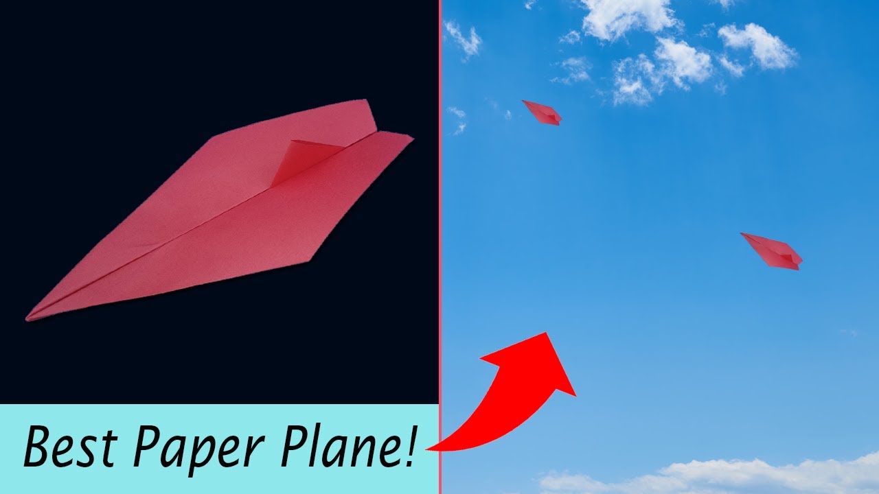 Best Paper Airplane Easy to Make - How to Make World Record Paper ...