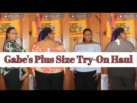 HUGE GABE'S PLUS SIZE TRY ON HAUL |BeautybyCeCe - YouTube