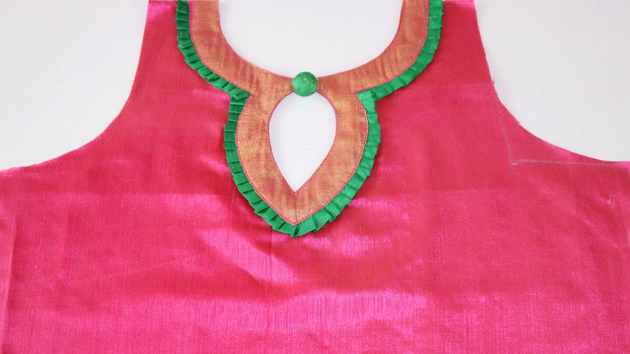 Latest Neck Design Cutting and Stitching | Neck designs 1 - YouTube