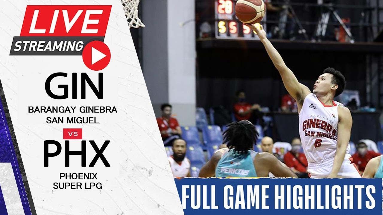 Pba Free Live Stream: Ginebra vs Phoenix Full Game Highlights ...