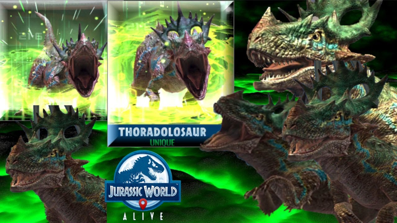 CREATING OUR NEW UNIQUE THORADOLOSAUR!!! PLUS BATTJLES - JURASSIC WORLD ...