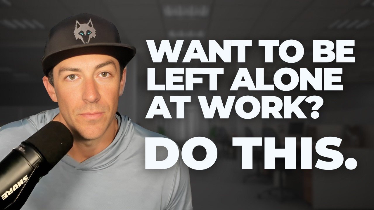 7 Steps to Be Left Alone at Work (and Still Get Promoted) - YouTube