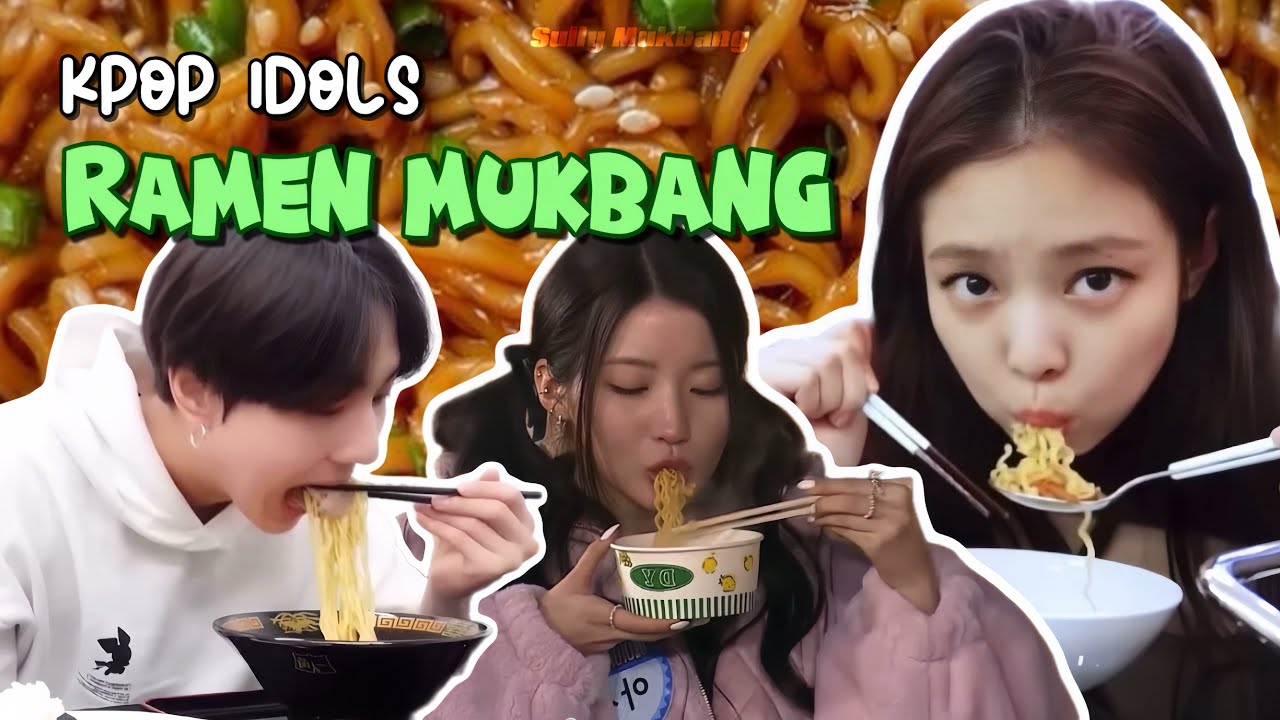 Kpop Idols Ramen/Ramyeon/Noodles Mukbang 🍜🍝 #ramen #ramyeon #kpop #fyp ...
