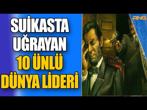 Suikasta uğrayan 10 ünlü dünya lideri | Kameraya yakalanan suikast anları #kennedy #lincoln #martin