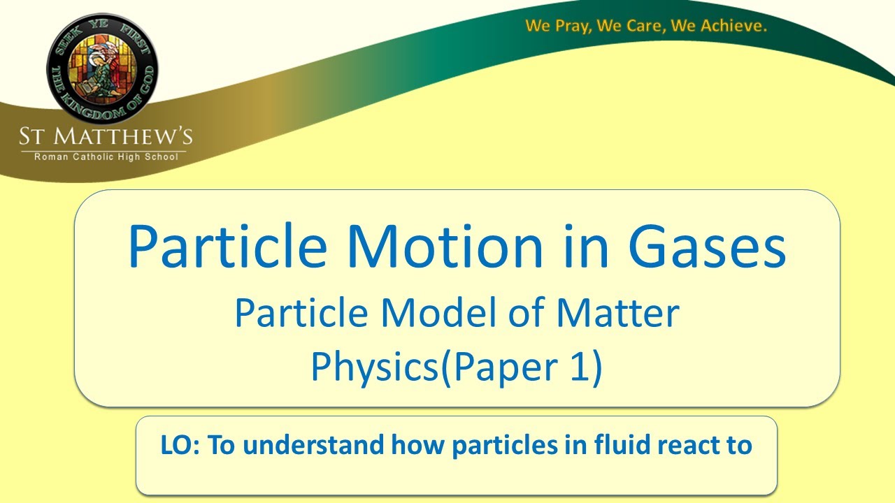 Particle Motion in Gases - YouTube