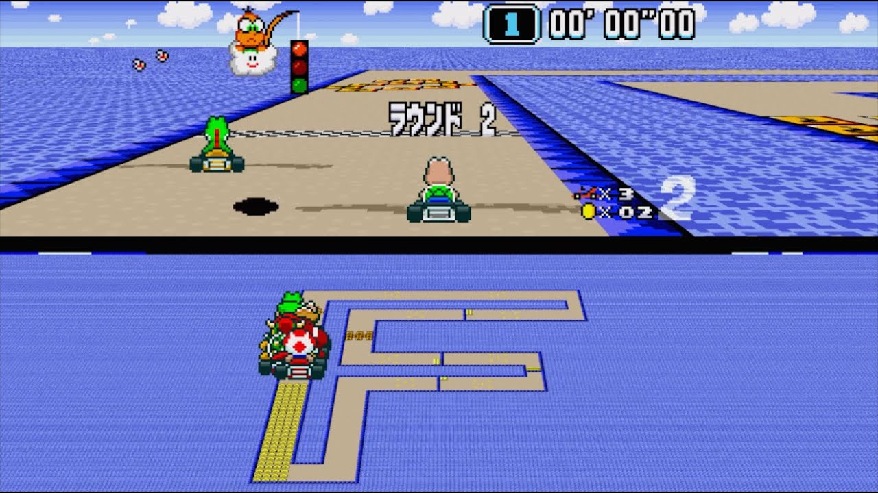 Super Mario Kart Hack: Limited 19 / in HD 16:9 / SNES / bsnes - YouTube