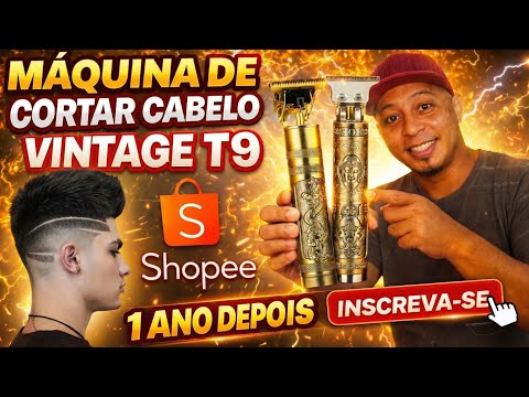 Máquina de cortar cabelo na Shopee / CORTE O SEU CABELO SOZINHO!