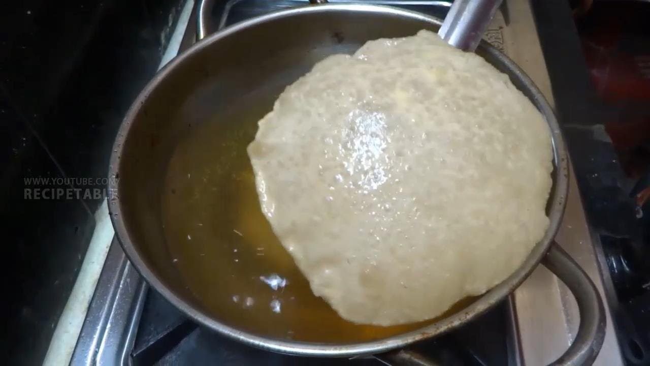 Puri Preparation in Telugu (పూరీ తయారీ విధానము) - YouTube