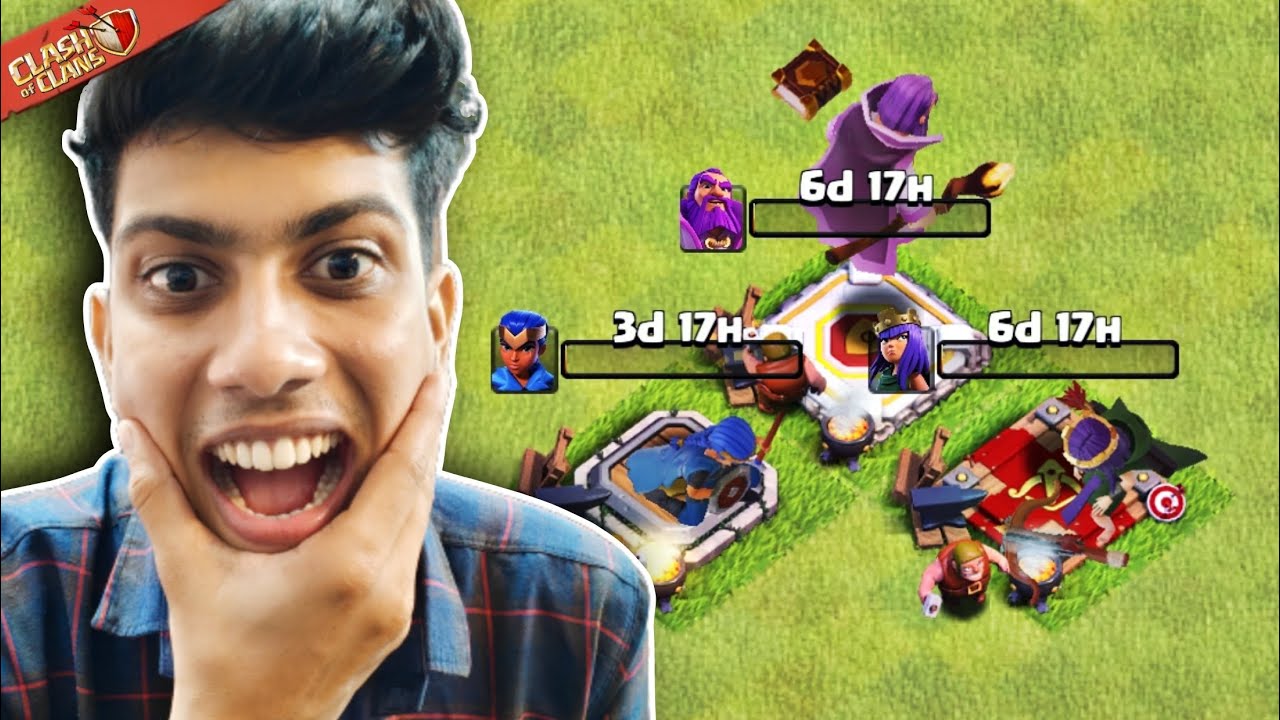 3 Heroes together on Fire🔥🔥 (Clash of clans) - YouTube
