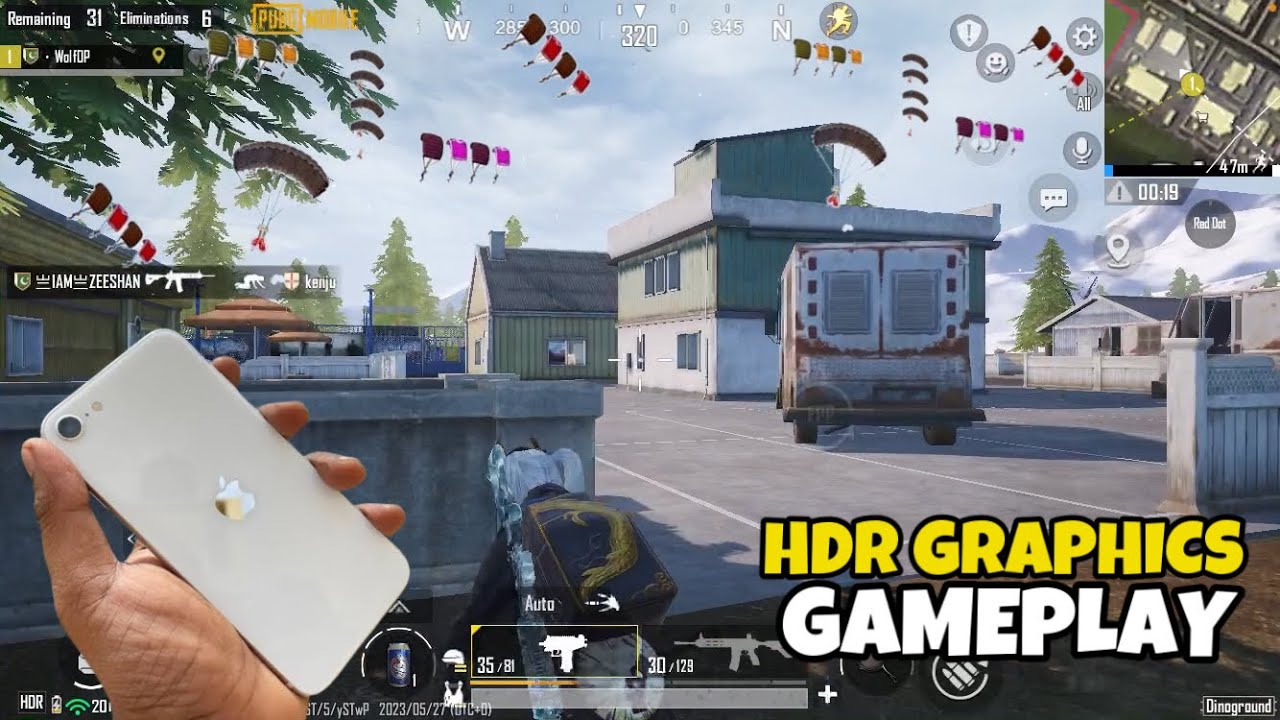 IPHONE SE 2020 HDR+EXTREME GRAPHICS GAMEPLAY | IPHONE SE PUBG TEST ...