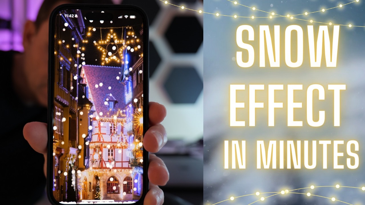 Turn Your iPhone’s Screen into a Winter Wonderland with Code! - YouTube