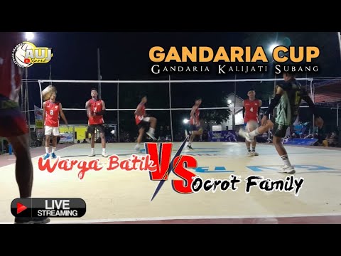 🔴LIVE Semi Final GANDARIA CUP || Ocrot Family Vs Warga Batik ...