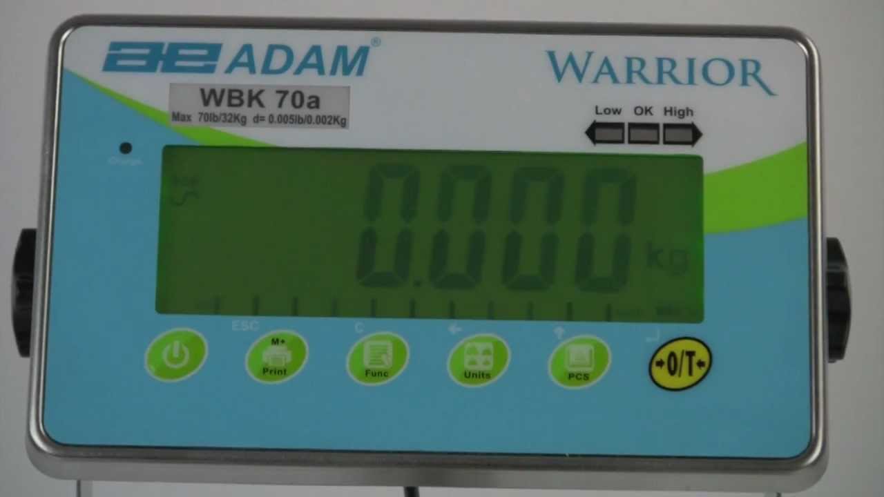 Adam Equipment's Warrior Scales - Product Overview - YouTube